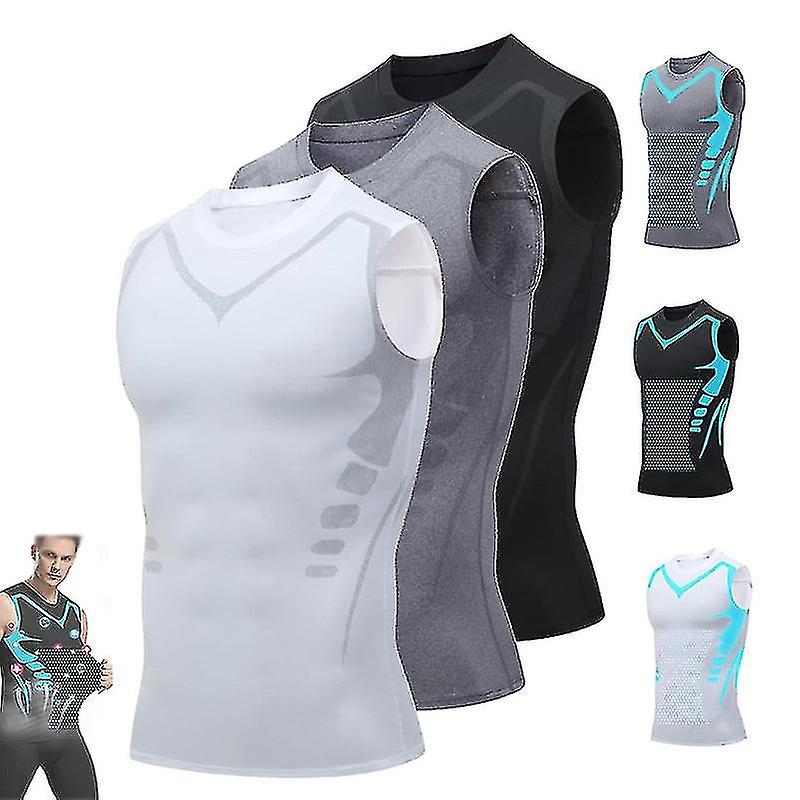 Posture Corrector Vest For Men, Ionic Shaping Sleeveless Shirt | Fruugo UK