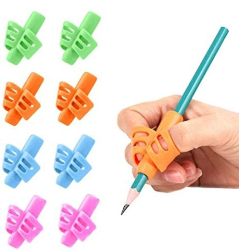 Pencil Grips, 8 Pcs Pencil Grip Writing Aid, Writing Aid Grip, Pencil ...