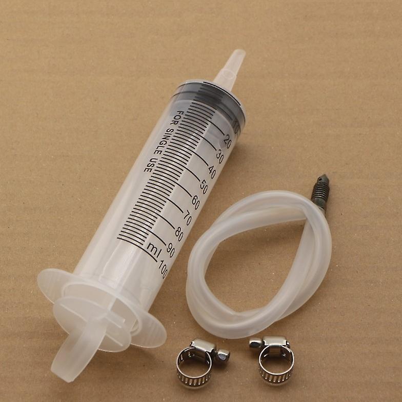 Motorcycle Bleed Kit Brake Caliper Gas Bleed Syringe Tool For Hydraulic ...