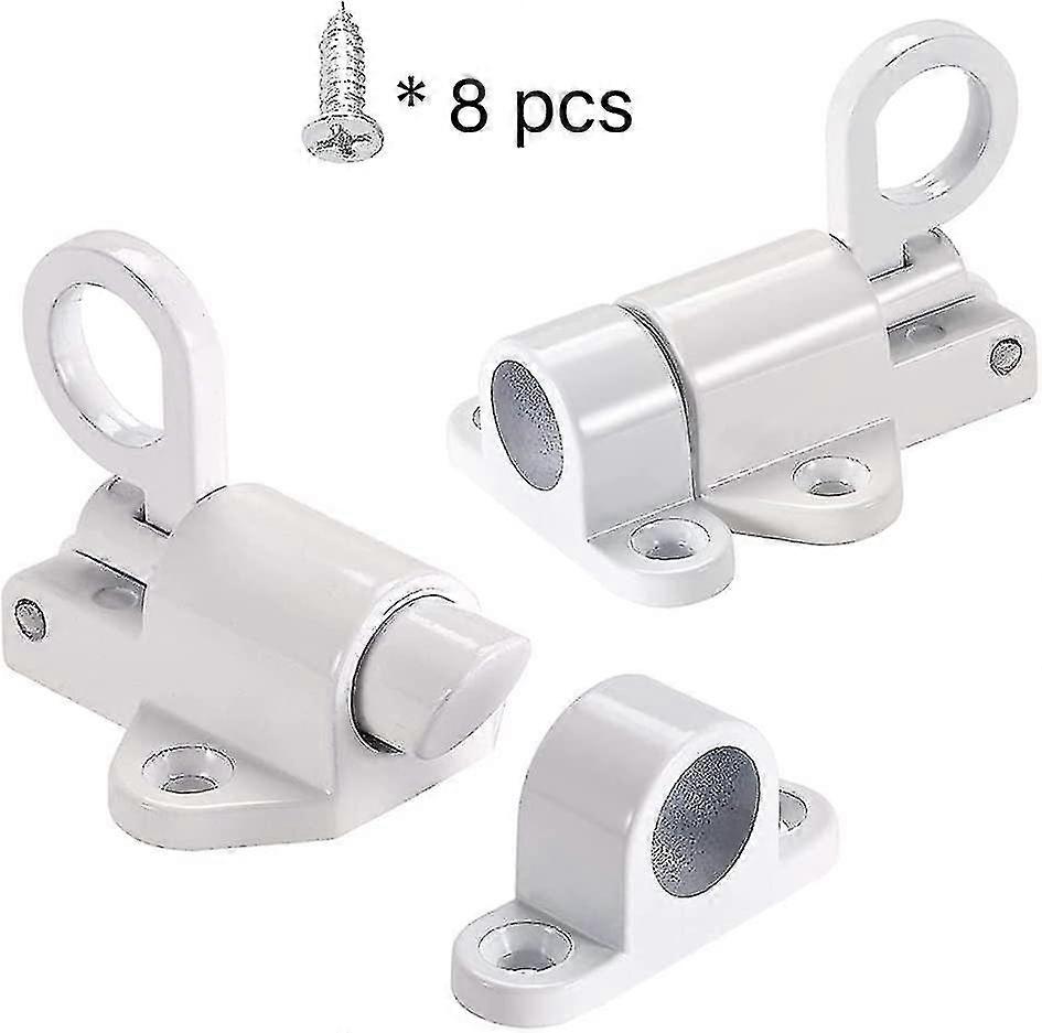 2pcs Automatic Door Latch, Aluminum Alloy Spring Bolt, Aluminum Door ...