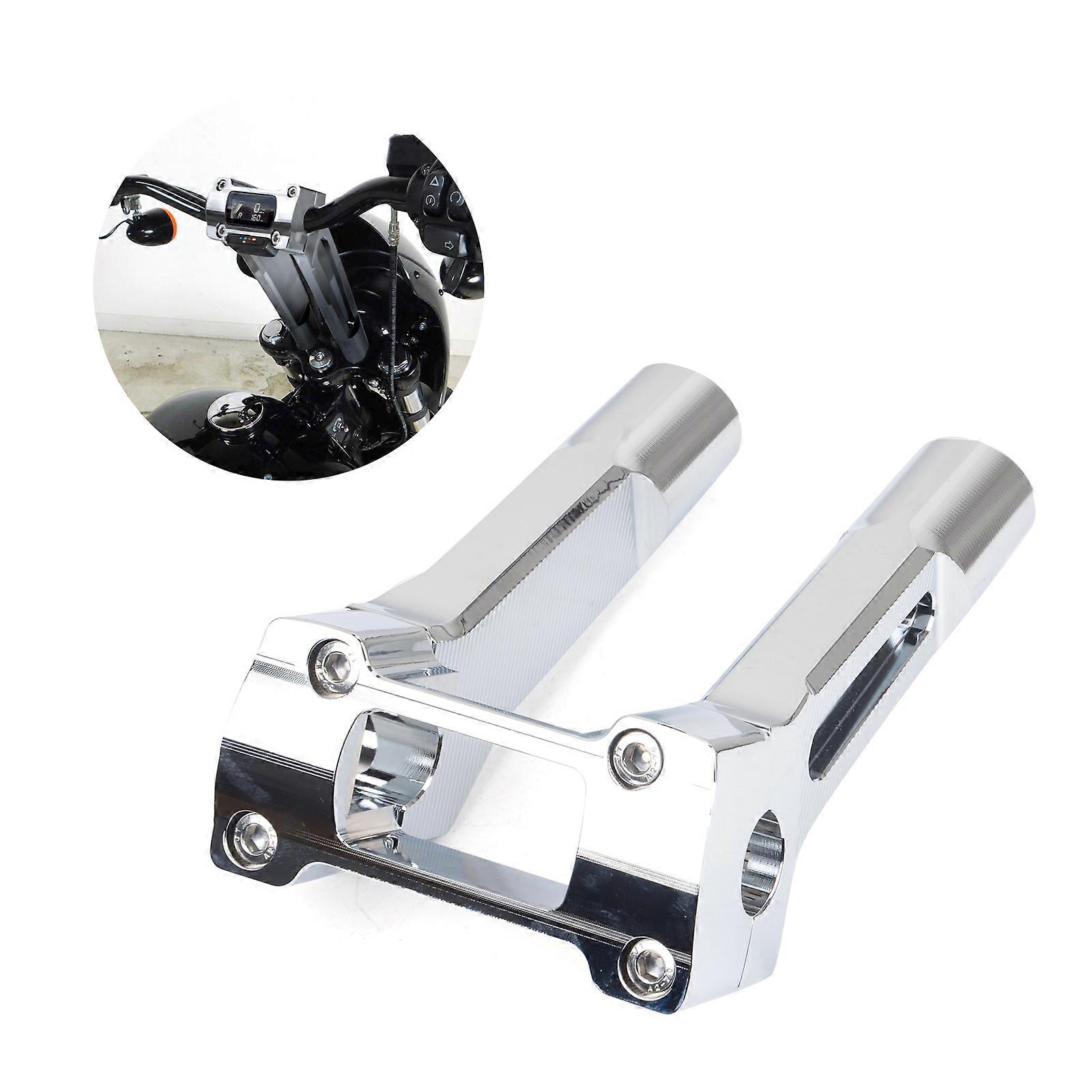Digital Gage Gauge Handlebar Riser Motorcycle Handlebar Risers Fit for Harley Riser Softail ...
