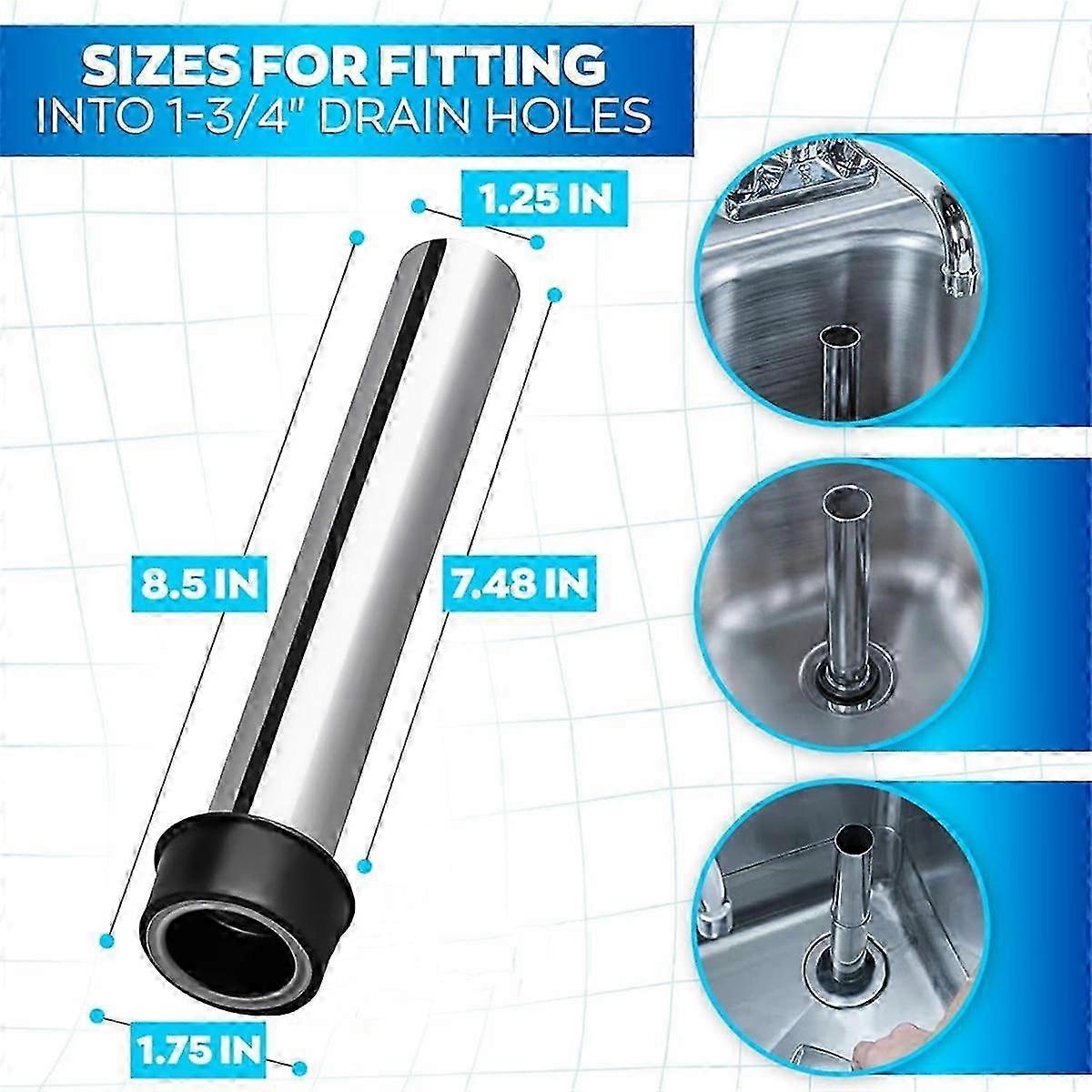 Bar Sink Overflow Pipe 7.48inch Sink Strainer Pipe Tube Bathroom Pipes ...