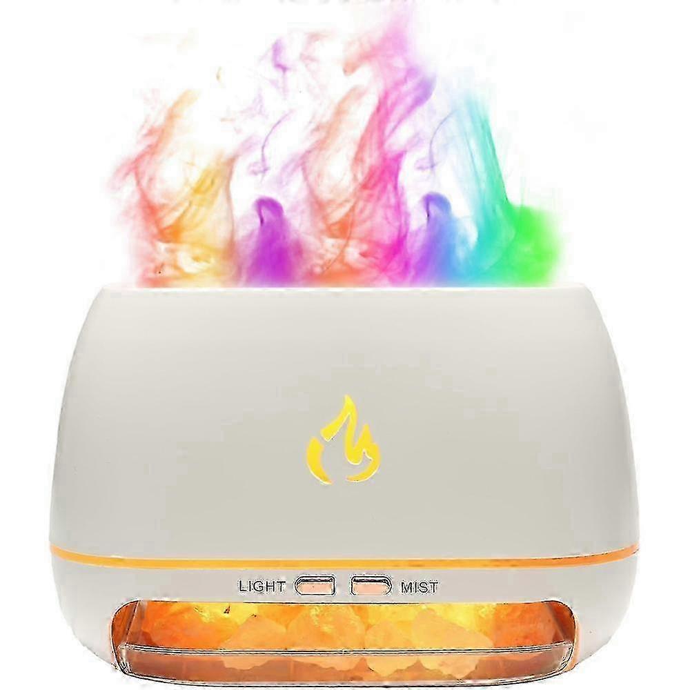 3 In 1 Himalayan Salt Rock Aroma Diffuser, Ultrasonic Essential Oil ...