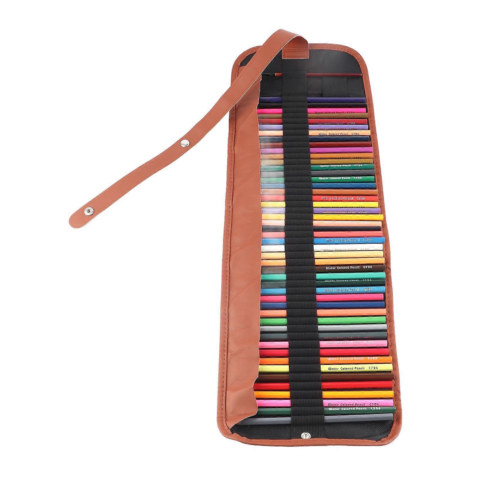 Colored Pencils 48 Colors Hexagonal Pen Holder Professional Coloring ...