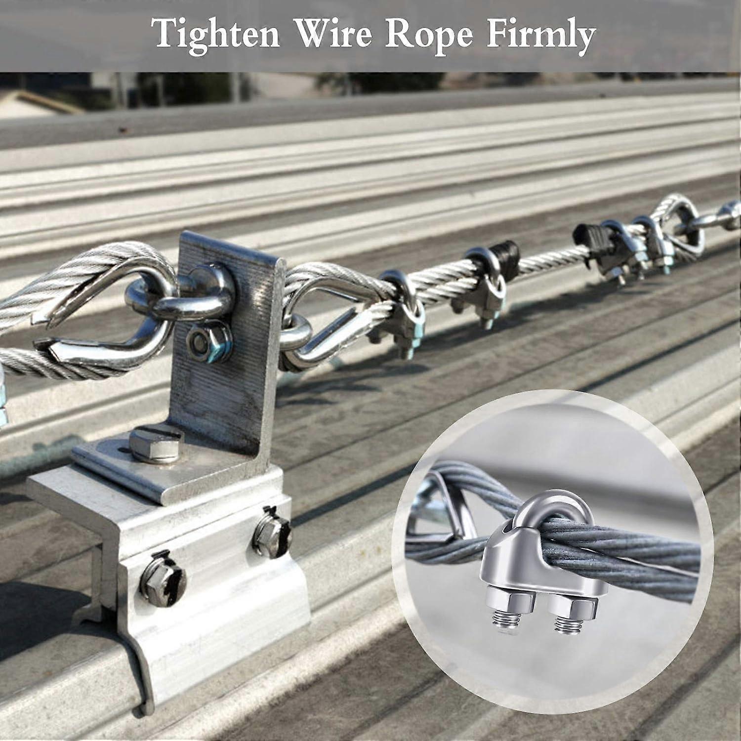 18 Pcs M3 Cable Clamp Saddle U Bolt Cable Clip Clamps Stainless Steel ...