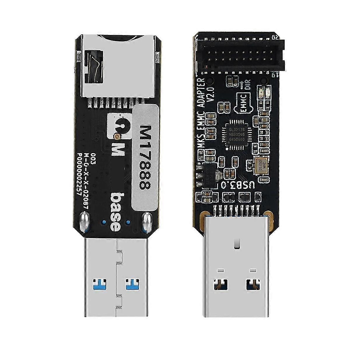 For MKS EMMC-ADAPTER V2 USB 3.0 Card Reader for MKS EMMC Module Micro ...