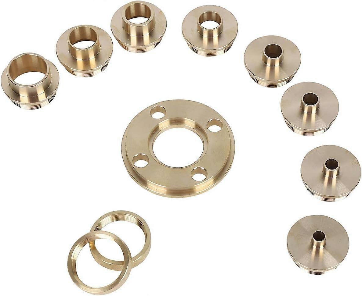 Brass Router Guide Bush Bushing Set 11 Pieces, Imperial Size High ...