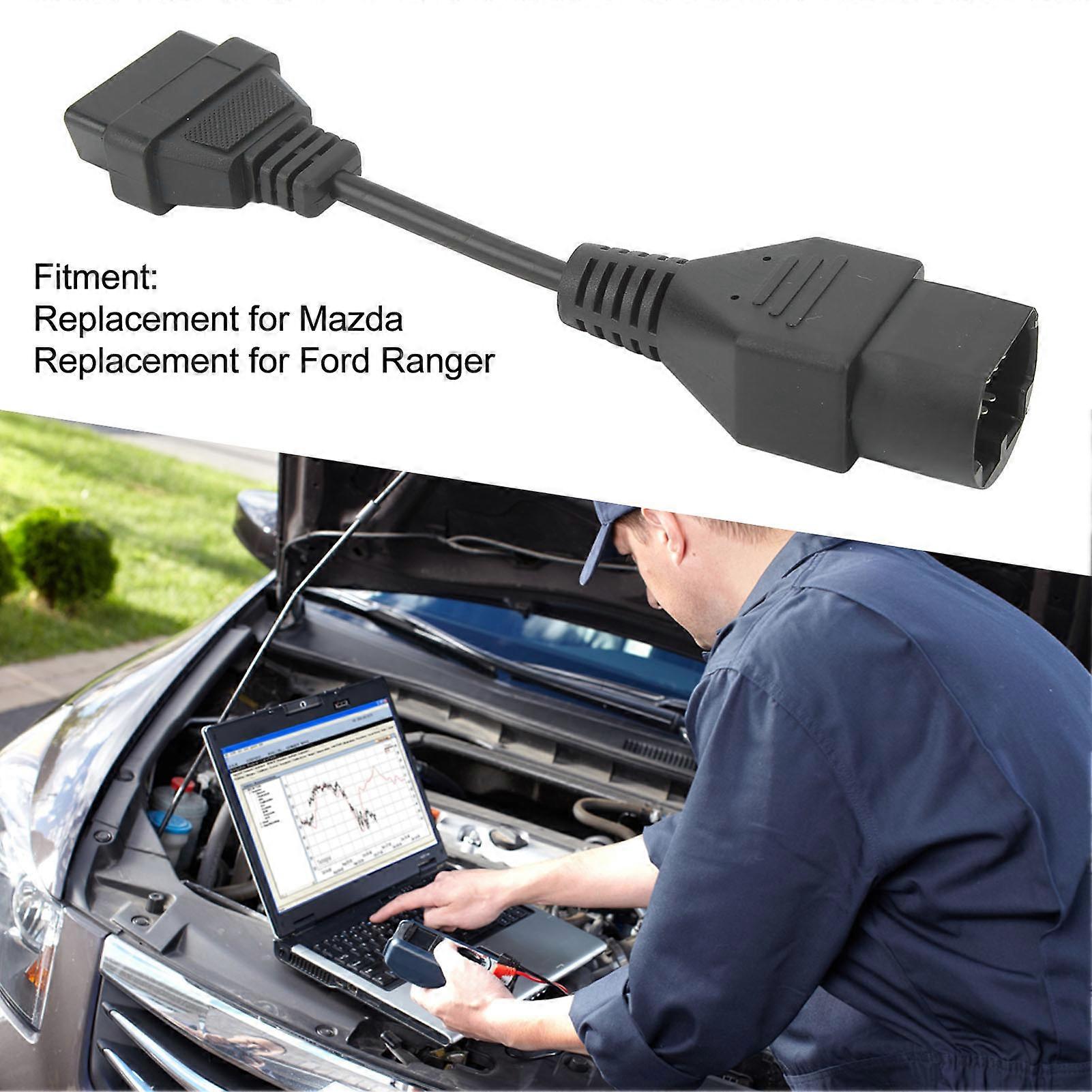 ODB2 Scanner Diagnostic Cable 17pin to 16pin Connector Adapter ...