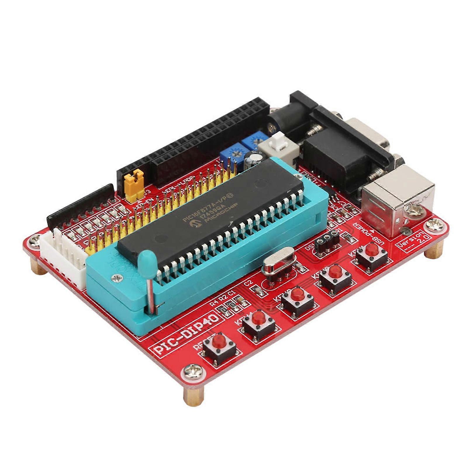 Microchip Learning Board PIC16F877A Microcontroller Development Board ...