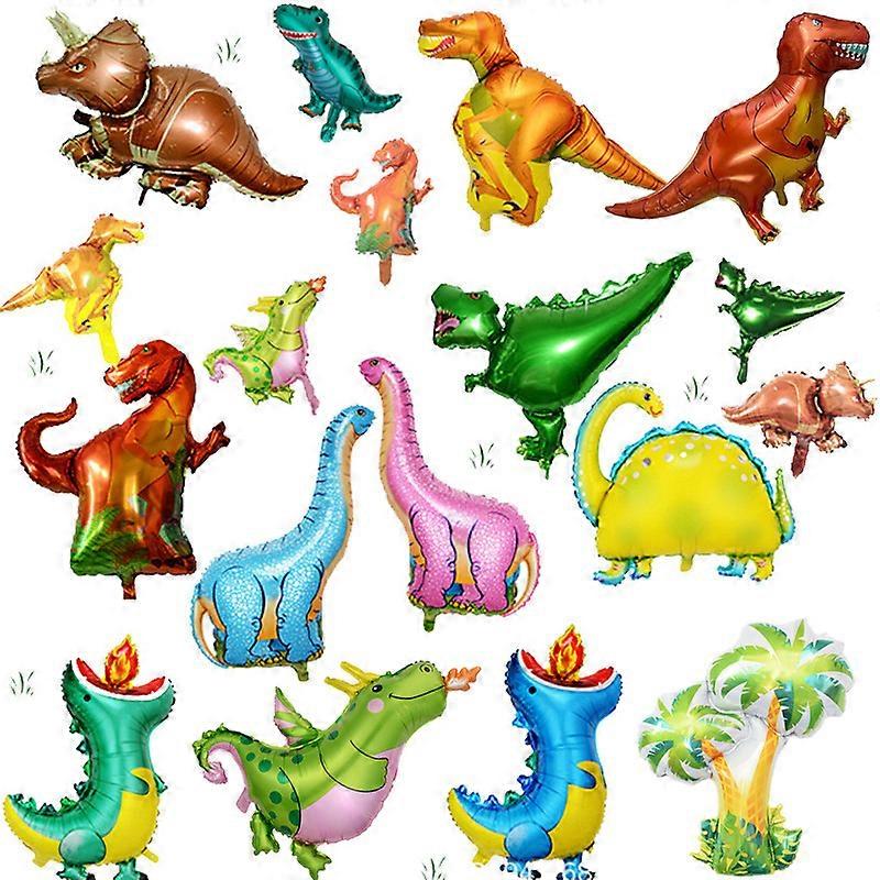 Dinosaur Balloon Party Decoration Birthday Layout Aluminum Film Balloon ...