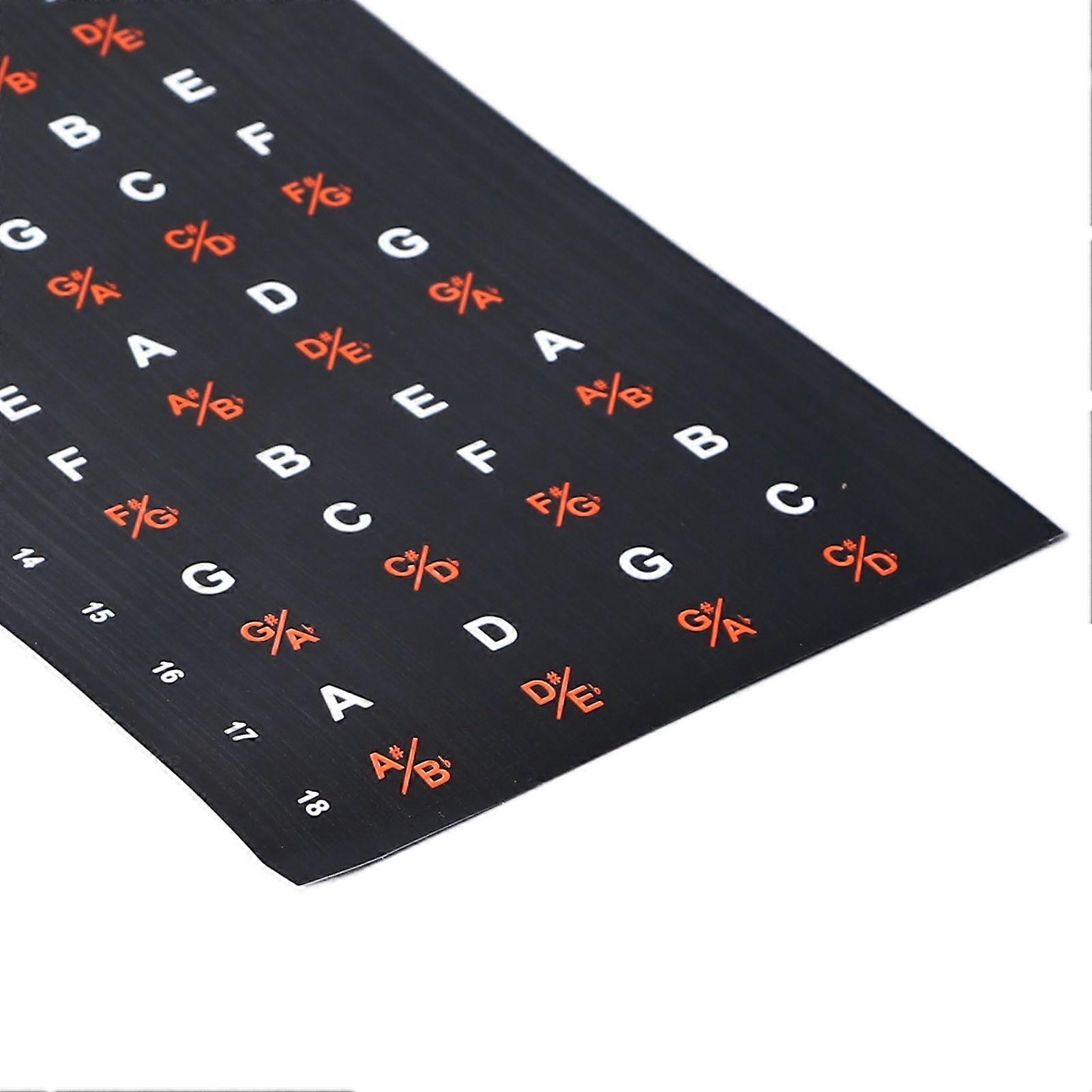 Guitar Fretboard Sticker Bass Chord Fret Note Finger Guide Decal for ...