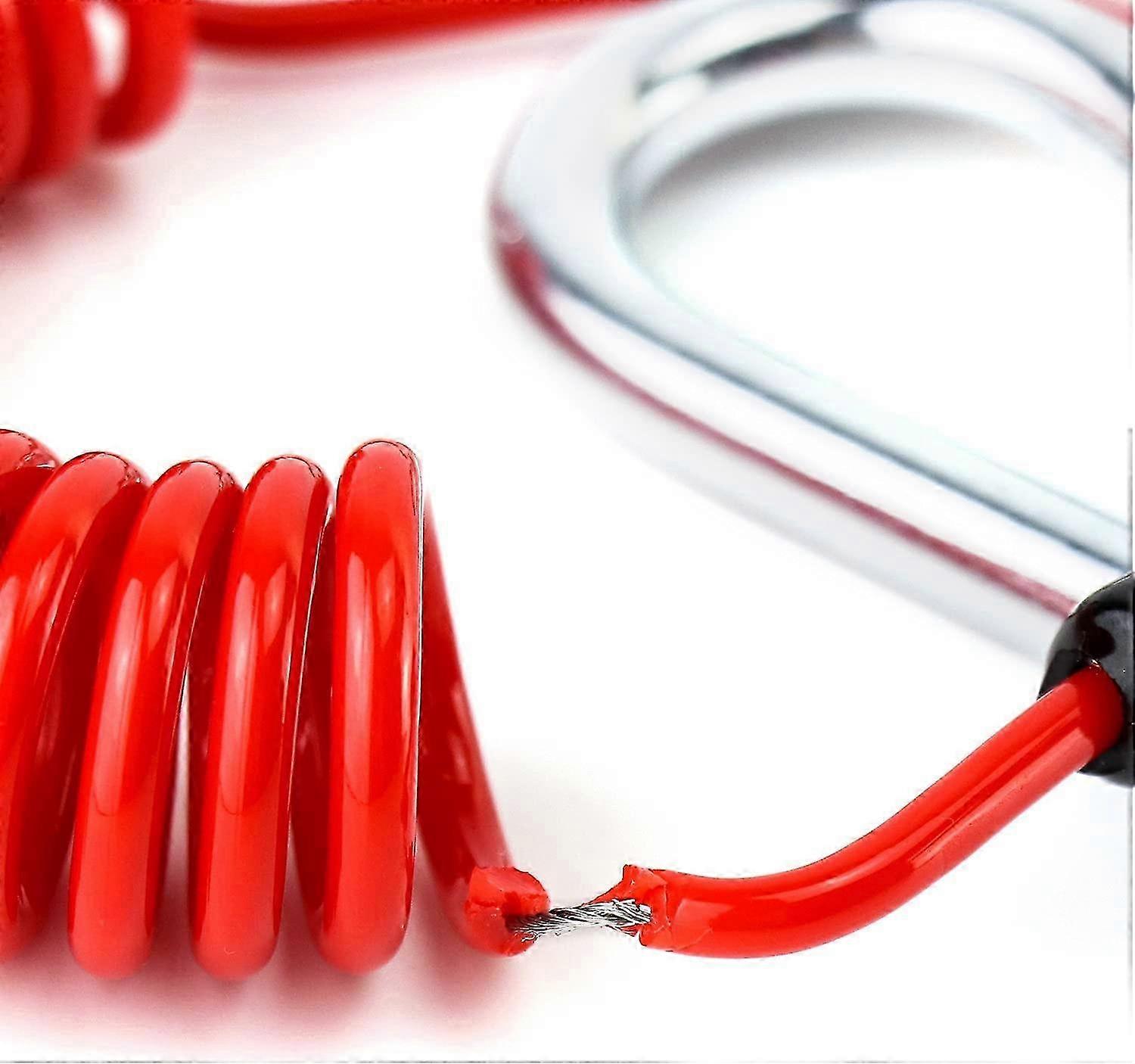 4 Ft Breakaway Cable, Trailer Brake Safety Cable Spring Towing Coiled ...