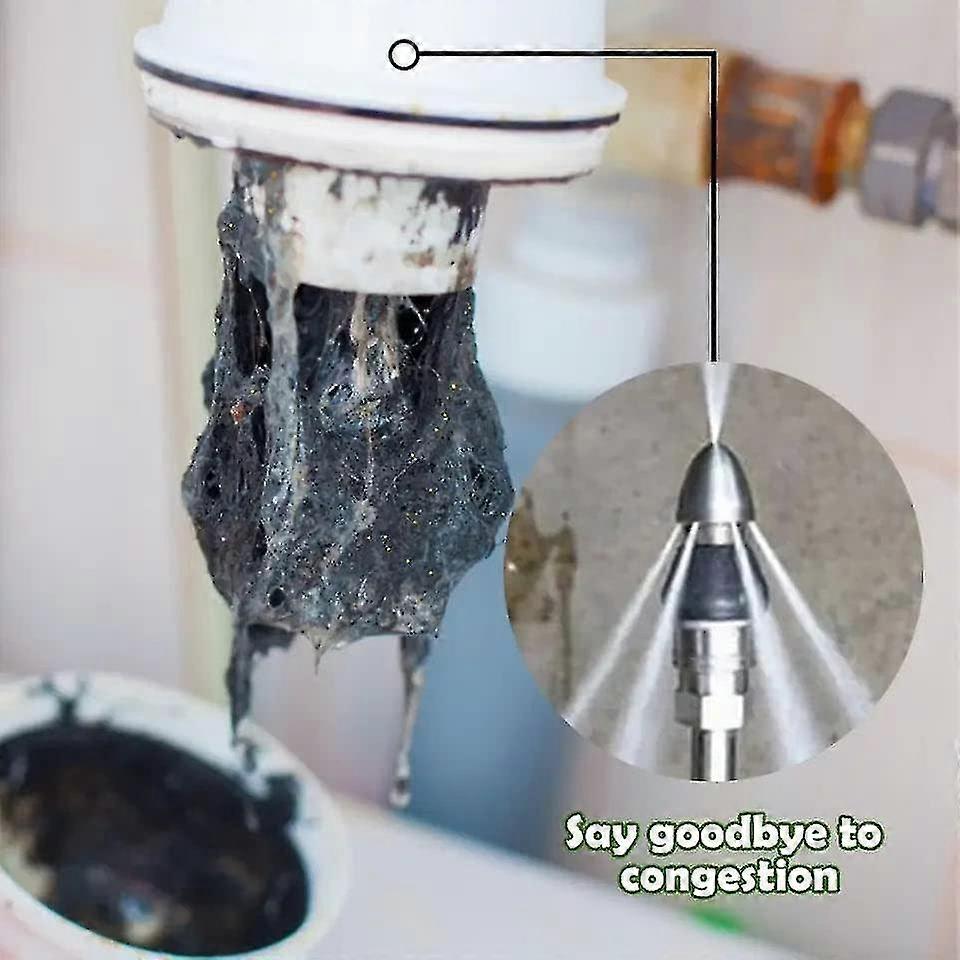 Cleaning Tool High-pressure Nozzle, Drain Augers, Sewer Pipe Dredging ...