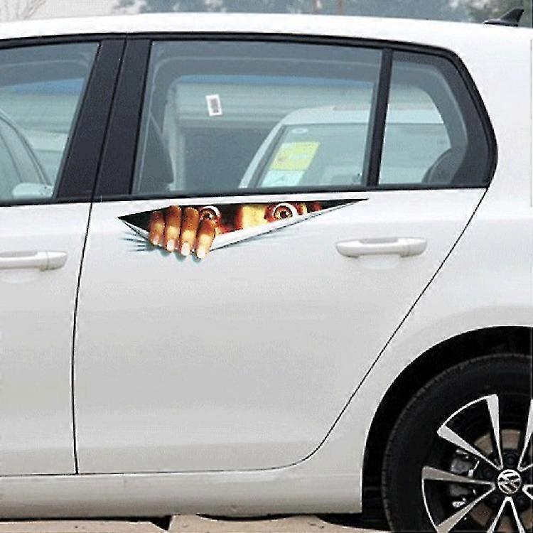 Waterproof 3d Personalized Car Stickers Eyes Peeking Car Decals Car ...