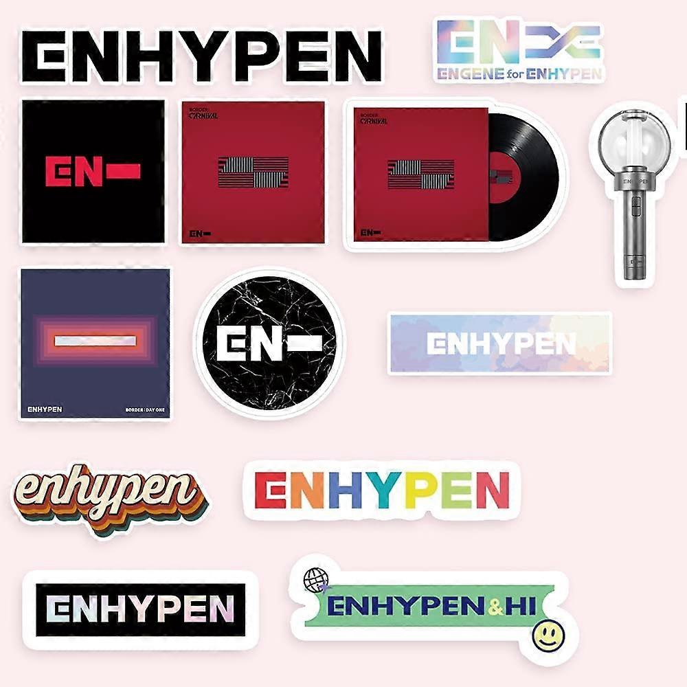 ENHYPEN Sticker 105Pcs Animie Sticker for Laptop EN-Connect Sticker Waterproof Vinyl ENHYPEN ...