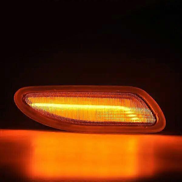 Clear For Mercedes W203 C Class 01-07 LED Lights Front Bumper Side ...