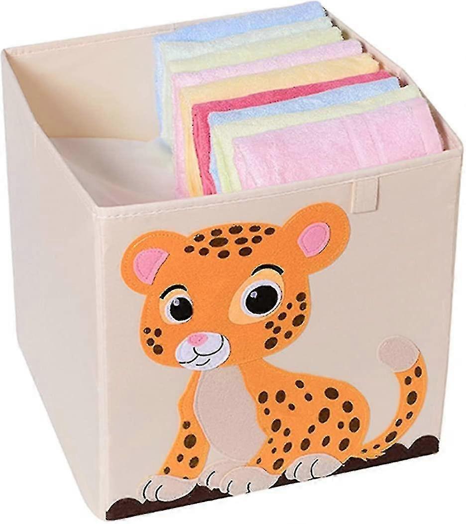 Children's Storage Box, Toy Box (33 X 33 X 33 Cm) With Animal Motifs ...