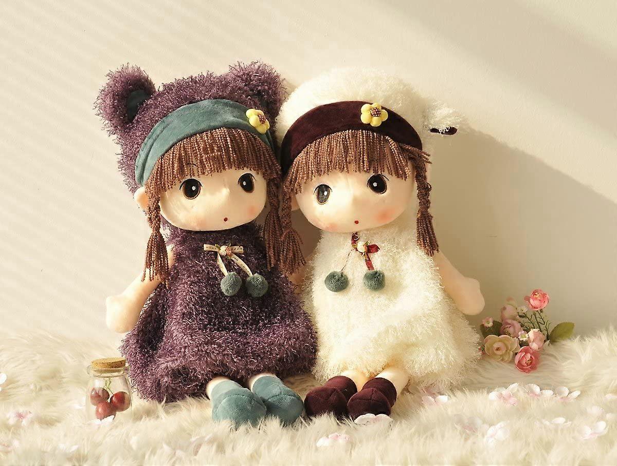 Kawaii 17 inch Stuffed Plush Girl Toy Doll . Good Gift for Kids Baby ...