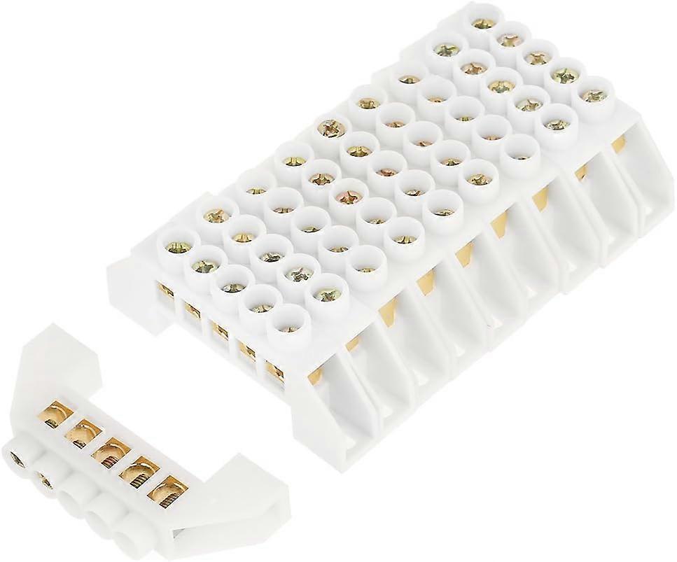 Electrical terminal block phase distribution board connector - brass ...