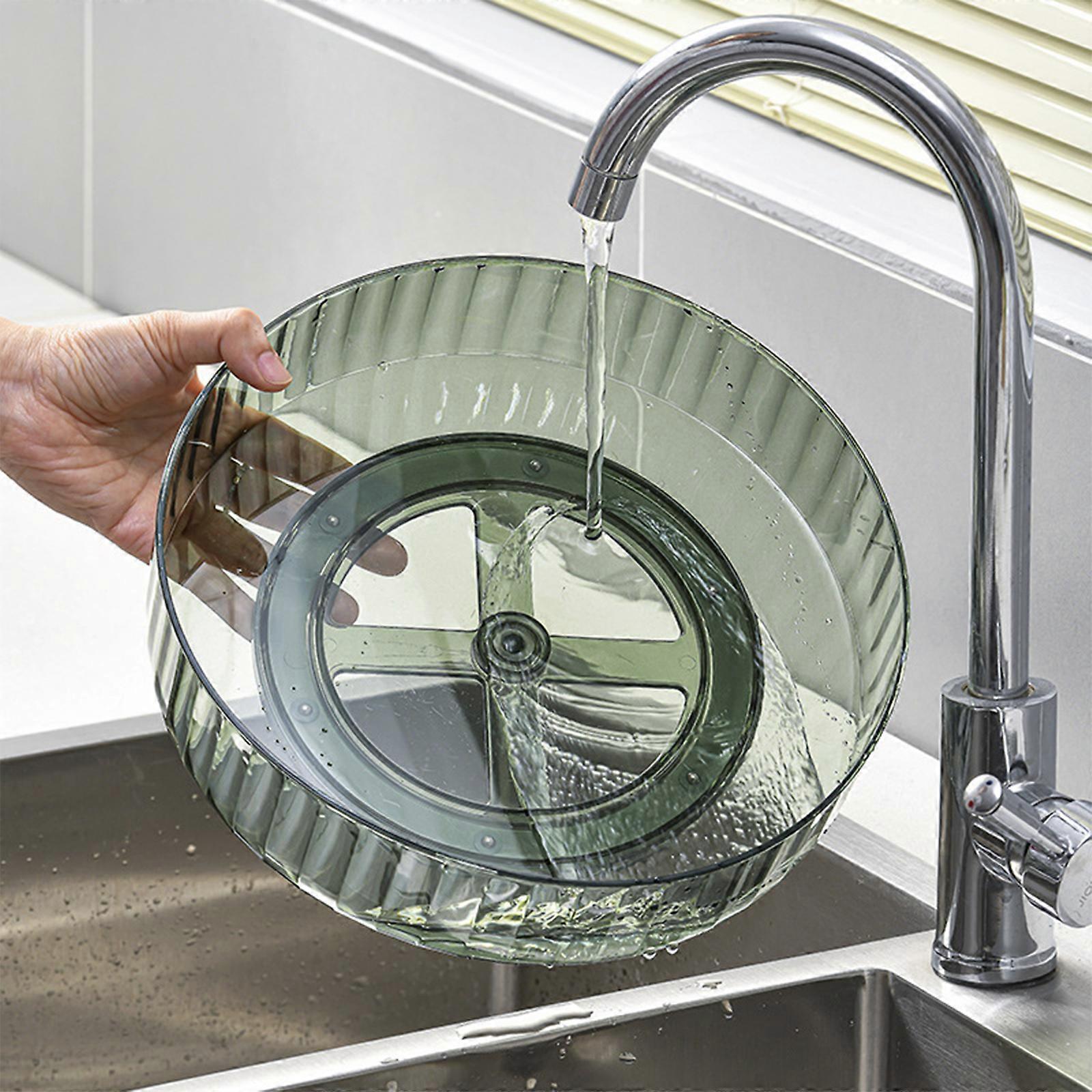 Rotating Turntable Storage Basket Box Rotatable Spice Rack Kitchen ...