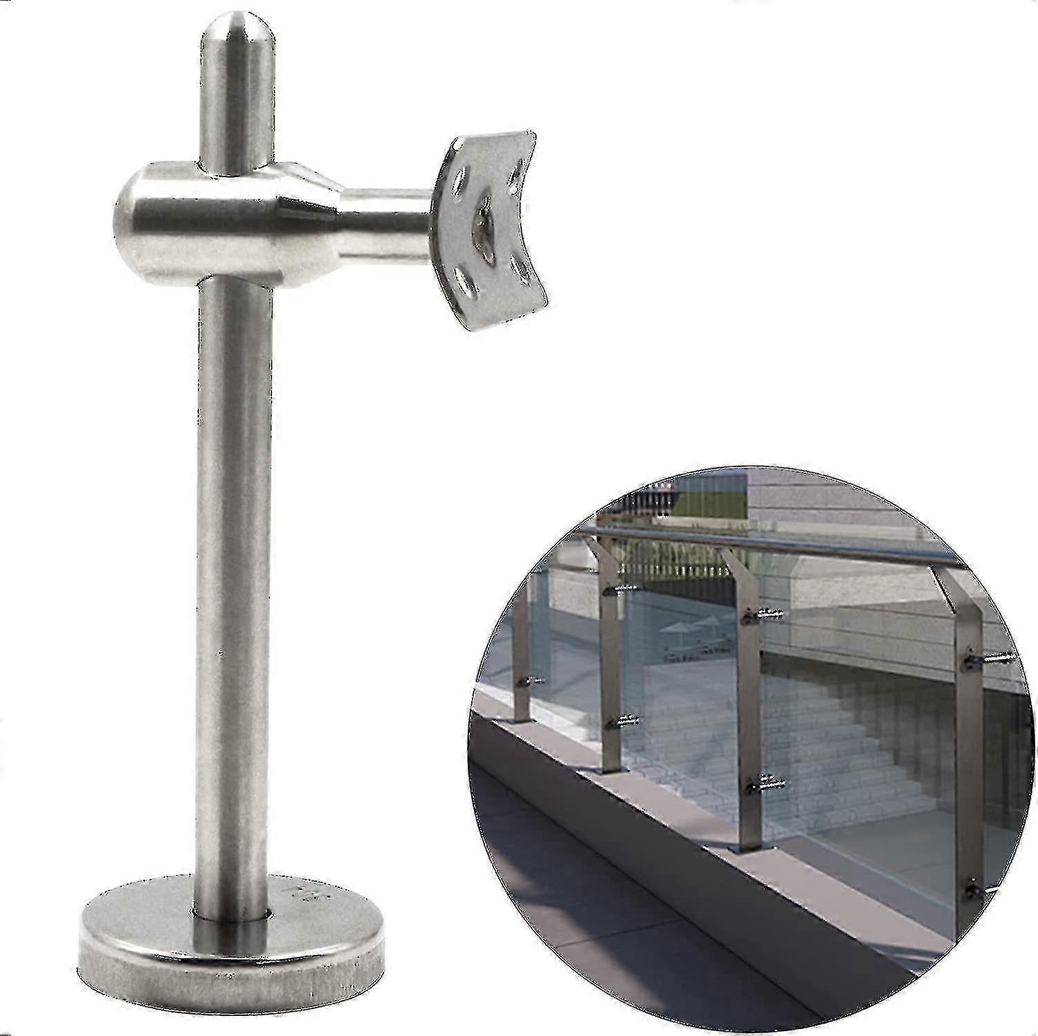 Adjustable Handrail Bracket -stainless Steel Wall Brackets For Hallways, Polished Stainless ...