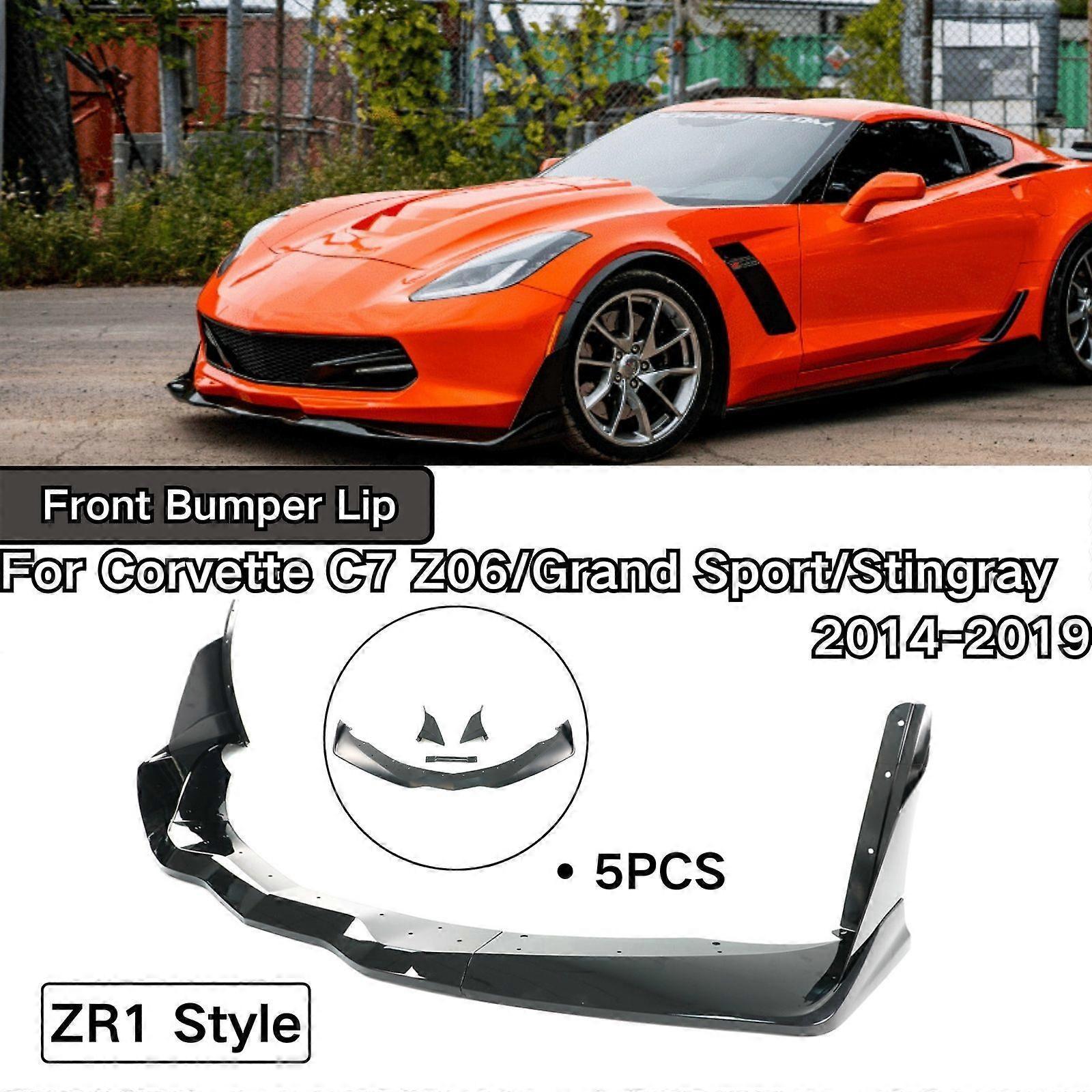 For Corvette C7 Z06 Stingray Grand Sport 2014-2019 ZR1 Style Front ...