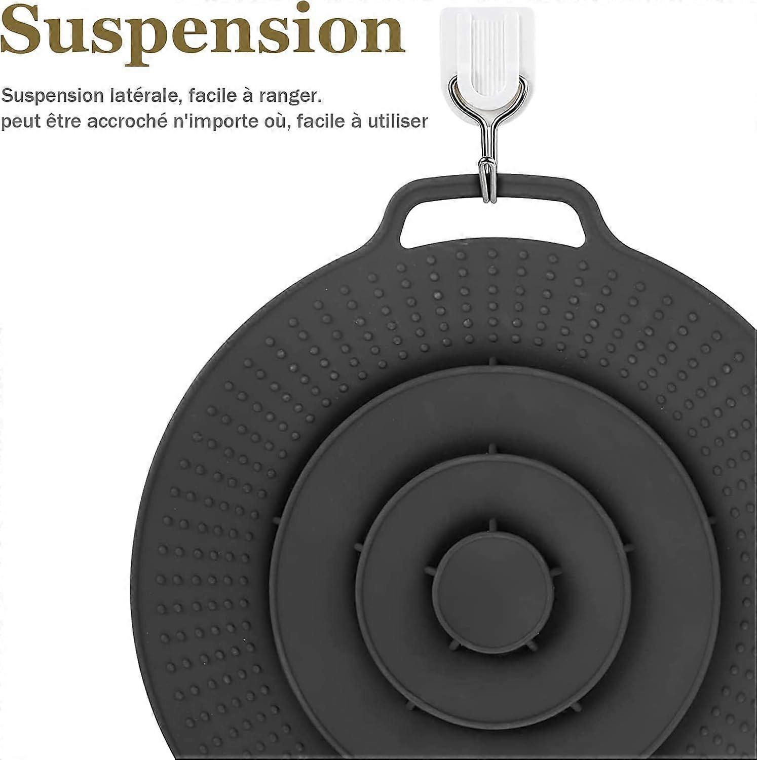 Silicone Spill Cover, Silicone Overflow Cover Spill Proof Lid - High ...