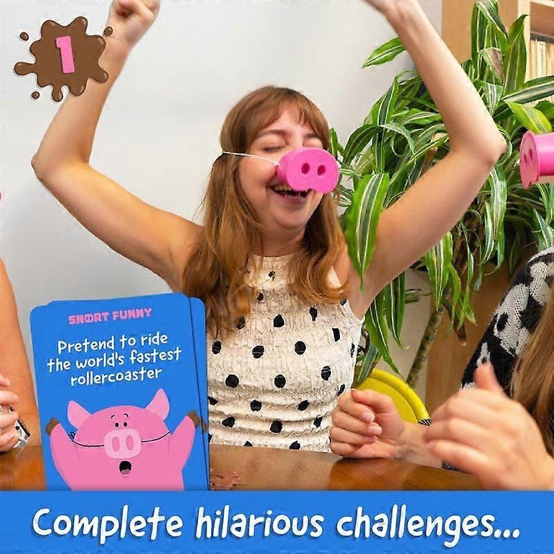 Snort Funny: The Oinkcredible You Laugh You Lose Party Game | 150 ...