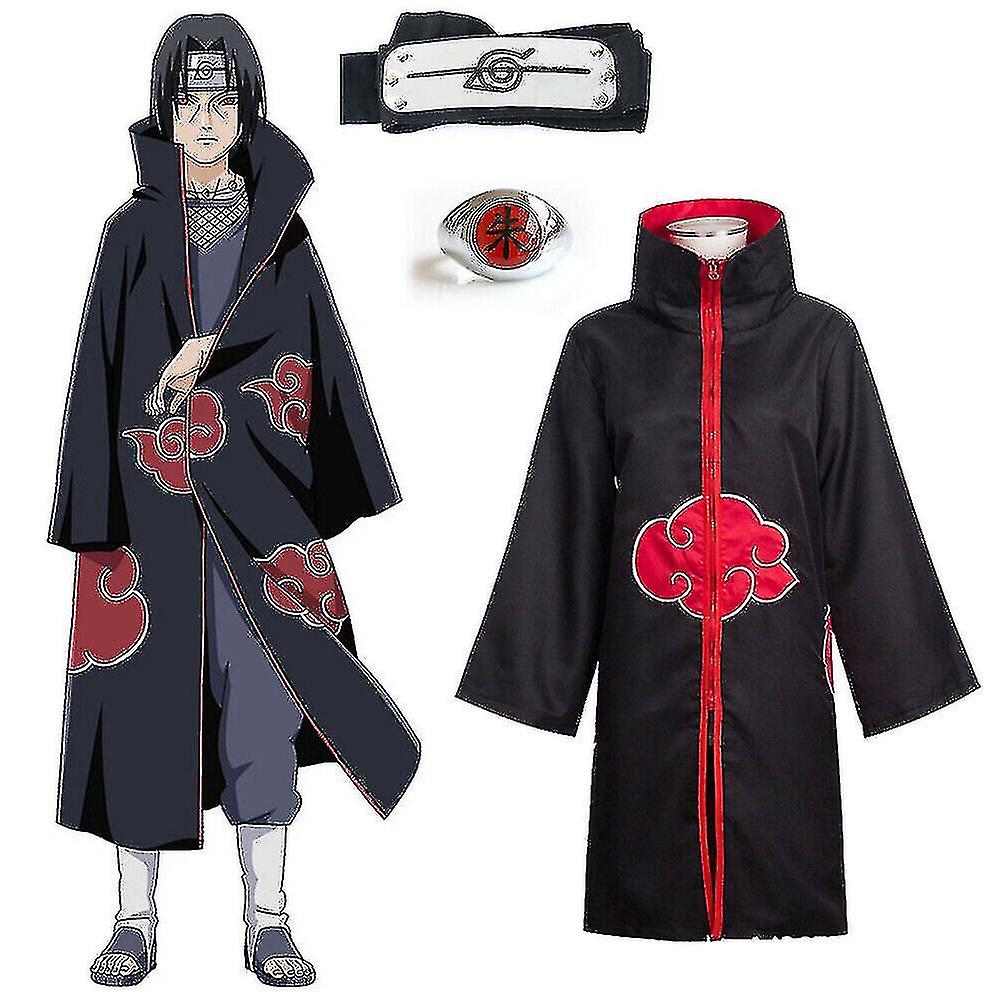 Uchiha Itachi Anime Costume Ninja Unisex Halloween_y | Fruugo UK