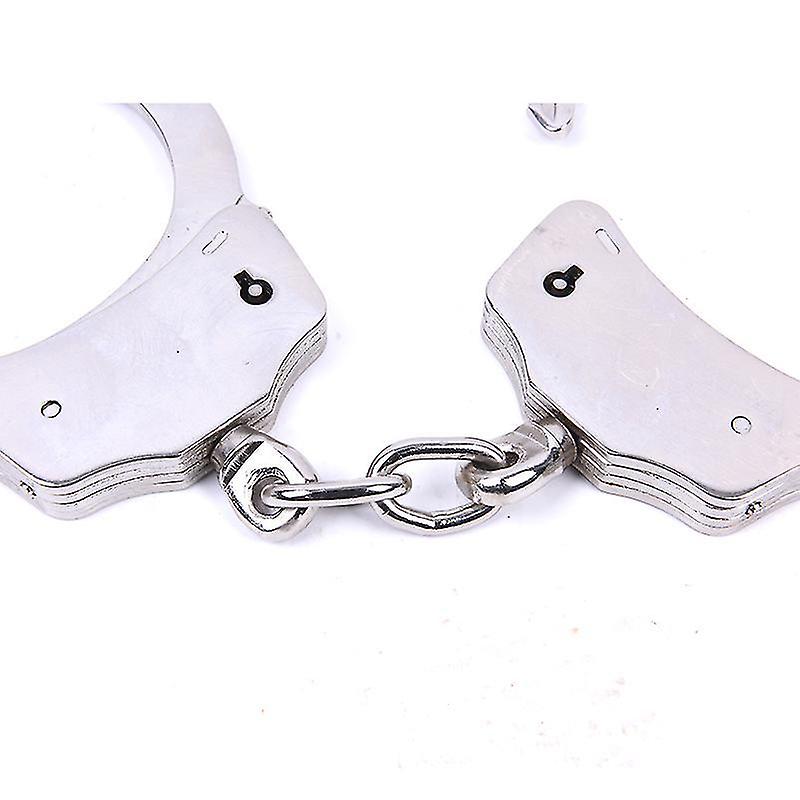 Professional Police Stainless Steel Metal Handcuffs | Fruugo AU