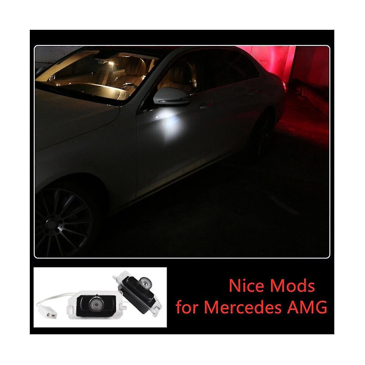 Car Led Side Puddle Welcome Light Rearview Mirror Projector Lamp For ...