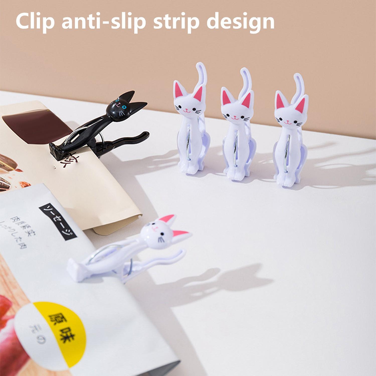 4Pcs Long Tail Handle Laundry Clips Creative Cats Shape Quilt Blanket ...
