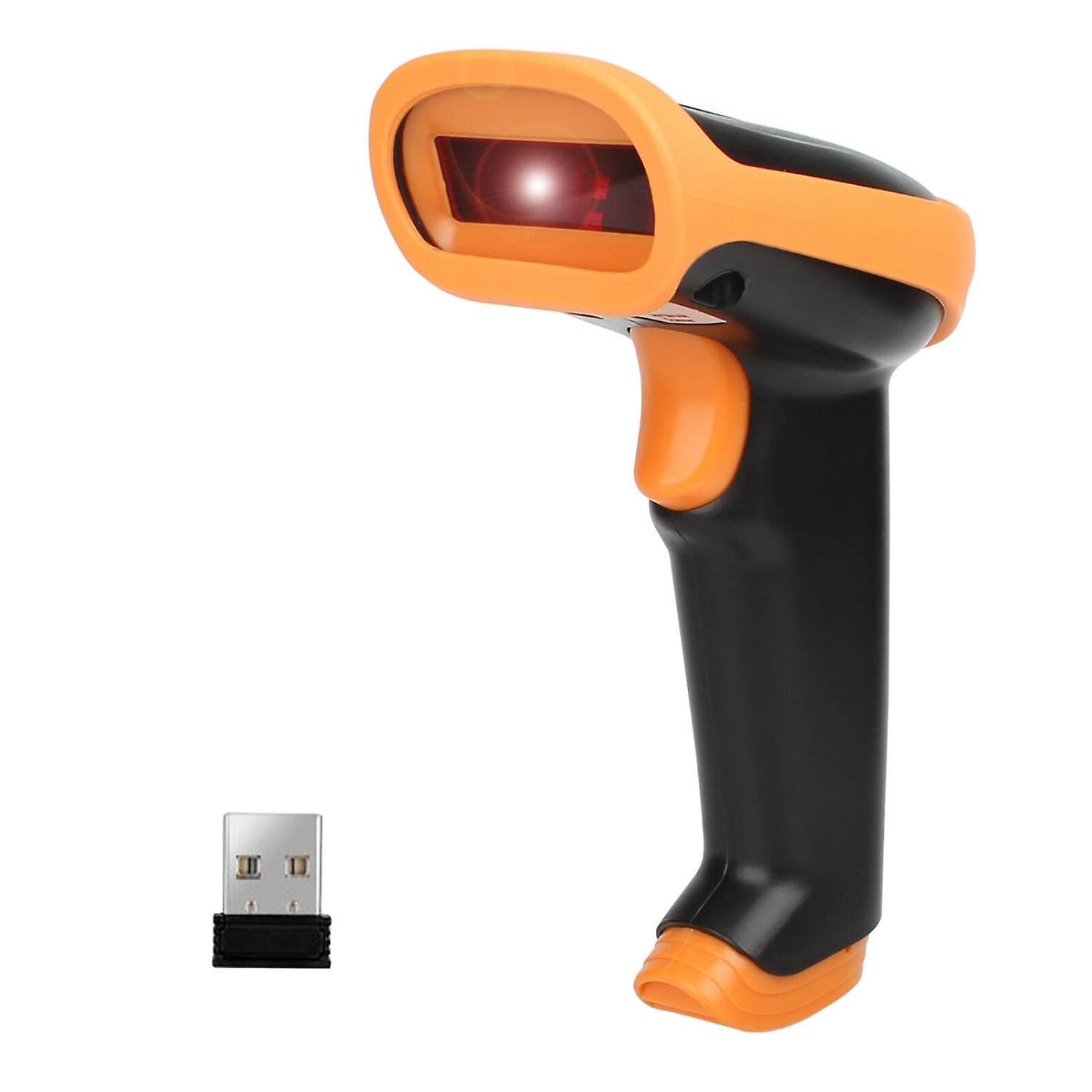 Barcode reader with USB to 1D codes - Orange | Fruugo UK