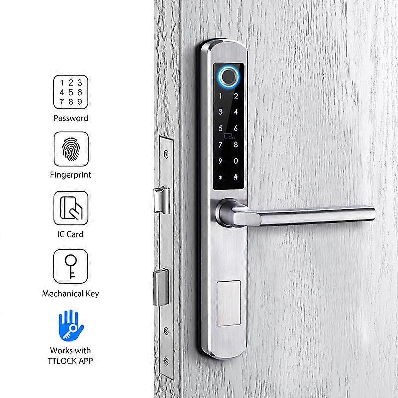 Waterproof Double-sided Gate Lock Fingerprint Lock App Rfid Code ...