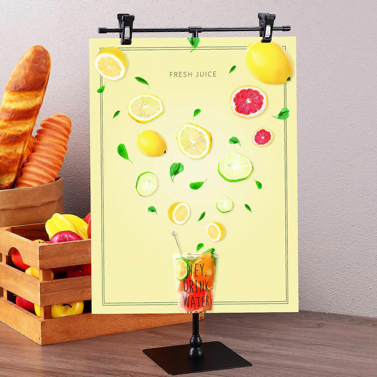 2 Pcs Banner Stands Poster Stand Retractable Banner Stand Standing Sign ...