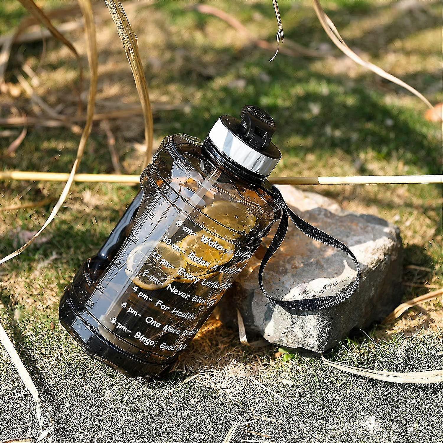 1 gallon plastic large capacity water bottle 3.78l sports water bottle ...