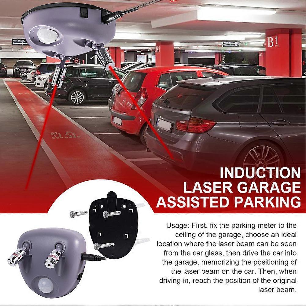 Car Laser Garage Parking Sensor Dual End Assist Aid Guide Stop Light ...