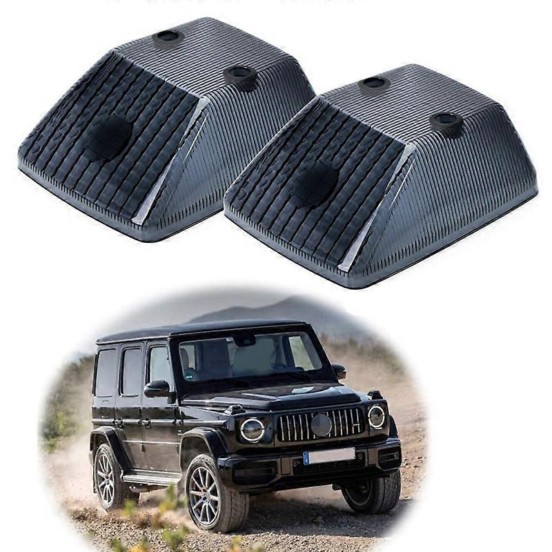 Car Gloss Black Front Turn Signal Lamp Lenses for Mercedes Benz W463 G-Class G500 G550 G55 G63 ...