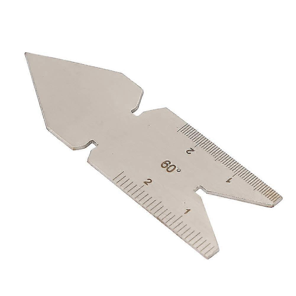 Center Fishtail Gauge Stainless Steel Thread Pitch Gauge Cutting Angle ...