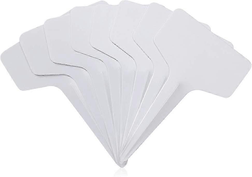 100 Pack Plastic Plant Tags, T-type Labels, Waterproof Reusable ...