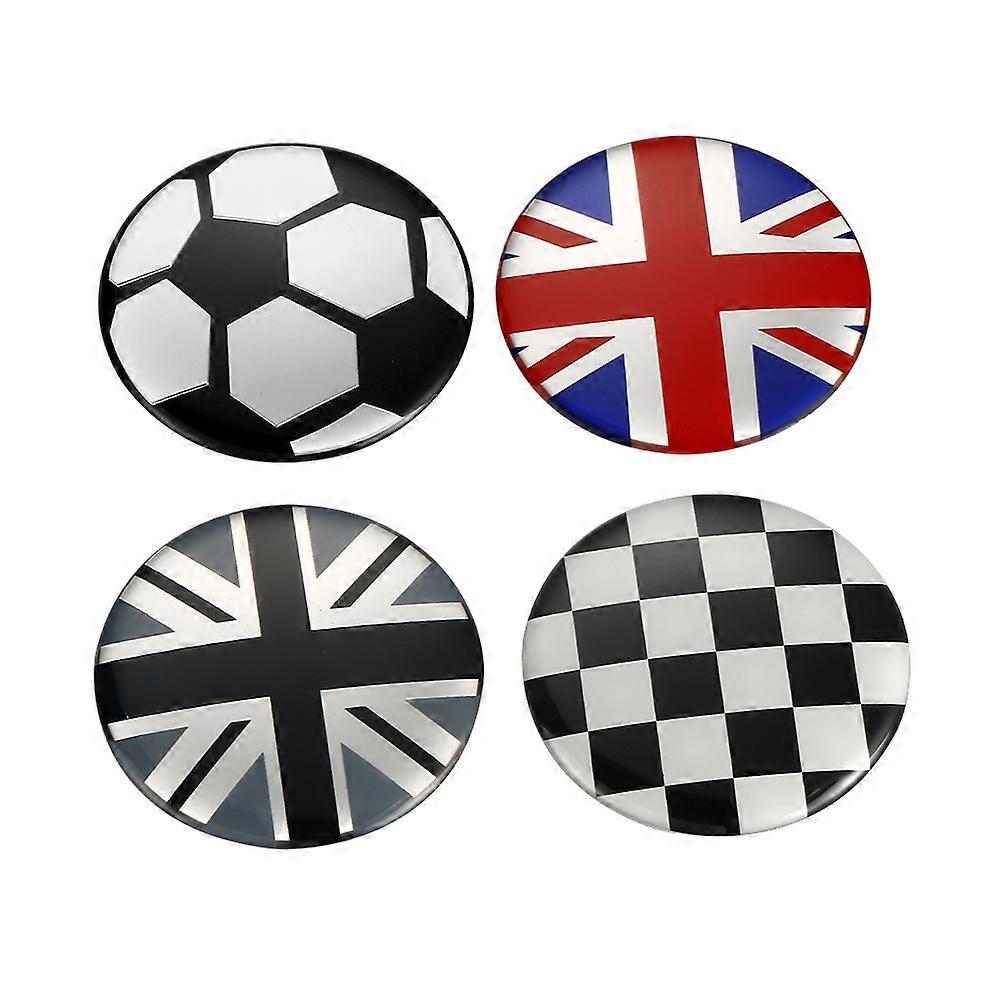 52mm Car Rim Cover Decal Tire Wheel Center Hub Cap Sticker Emblem Decal ...