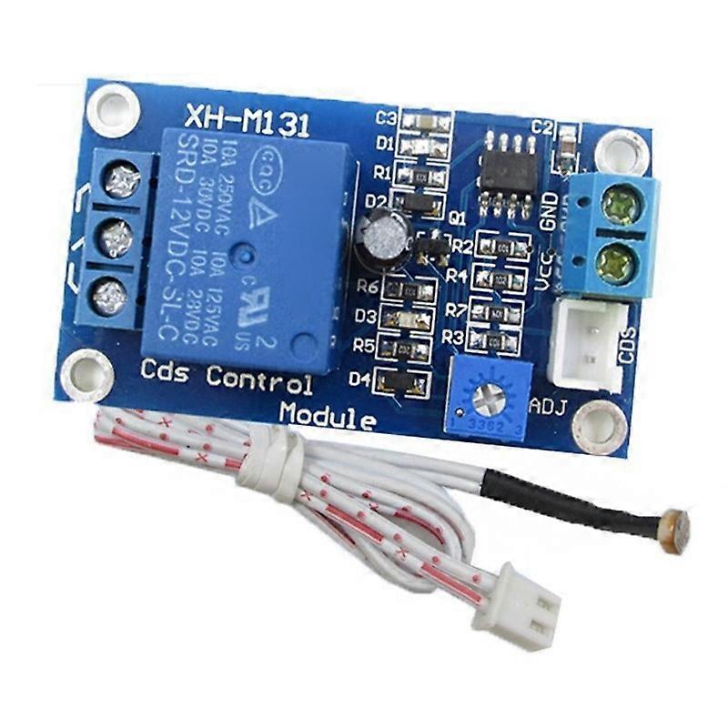 12V Light Control Switch Photoresistor Relay Module Detection Sensor XH ...