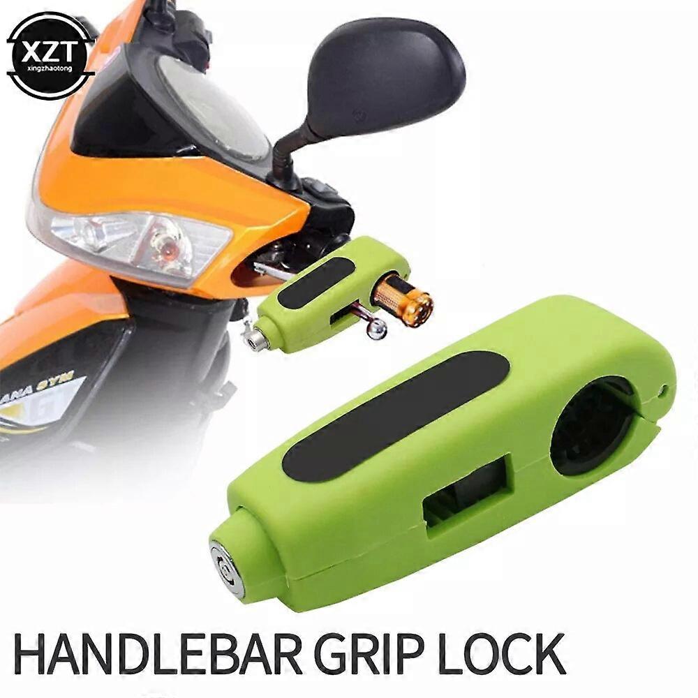 Universal Motorcycle Lock Scooter Handlebar Brake Throttle Grip Anti ...