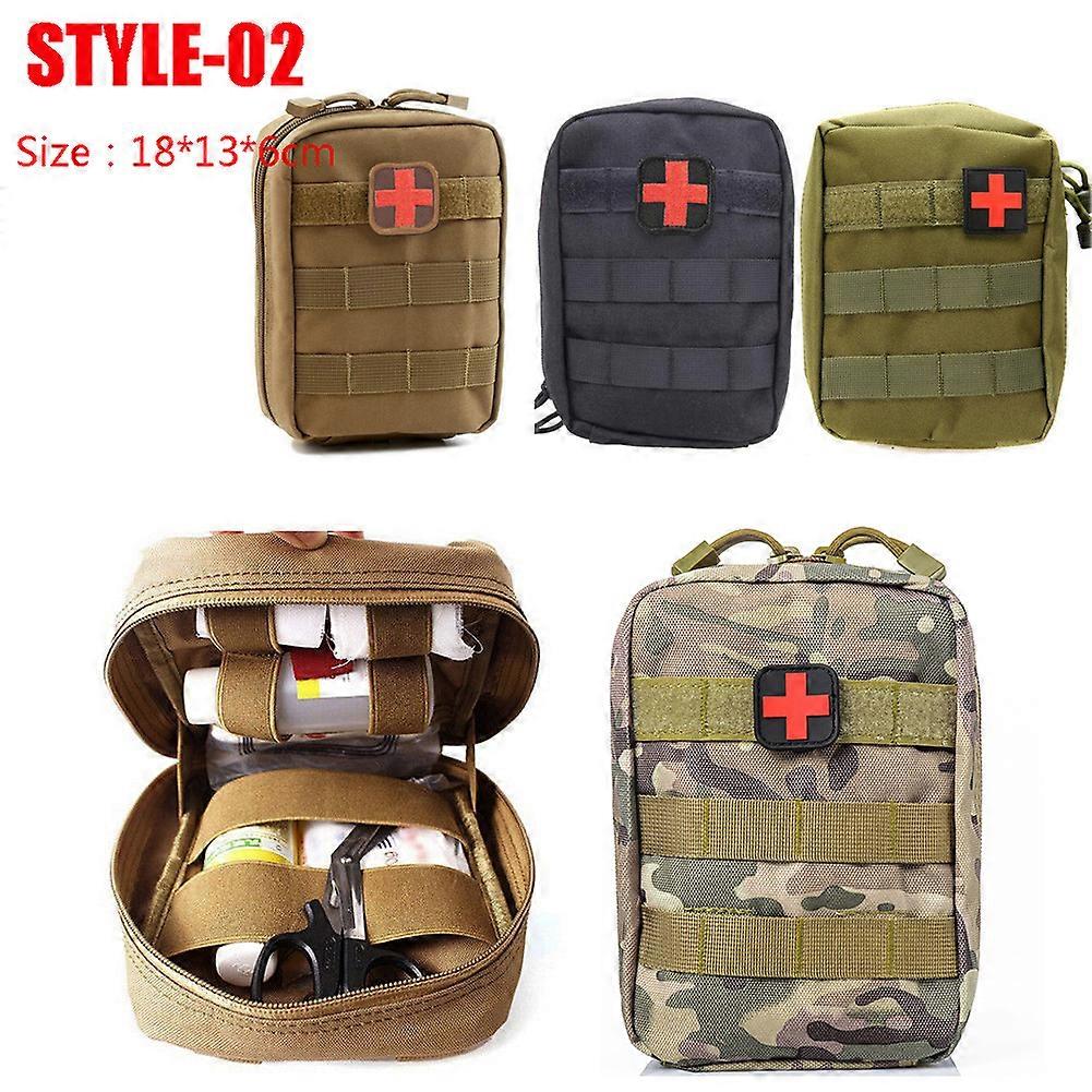 Hunting Survival First Aid Kit Bag Military EDC Pack Molle Tactical ...