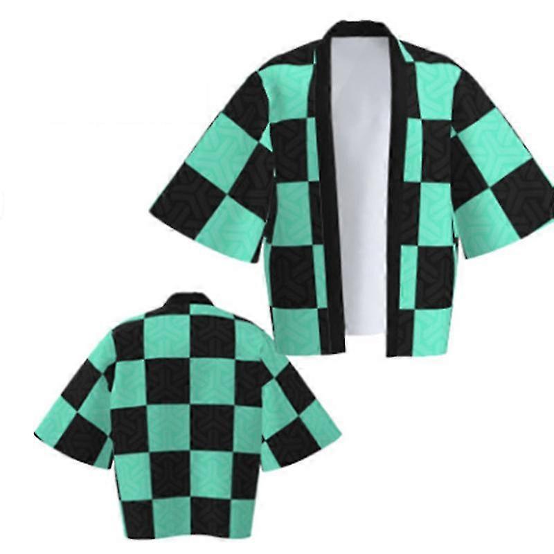 Demon Slayer Cosplay Costume Haori Kimono Anime Agatsuma Zenitsu Kochou ...