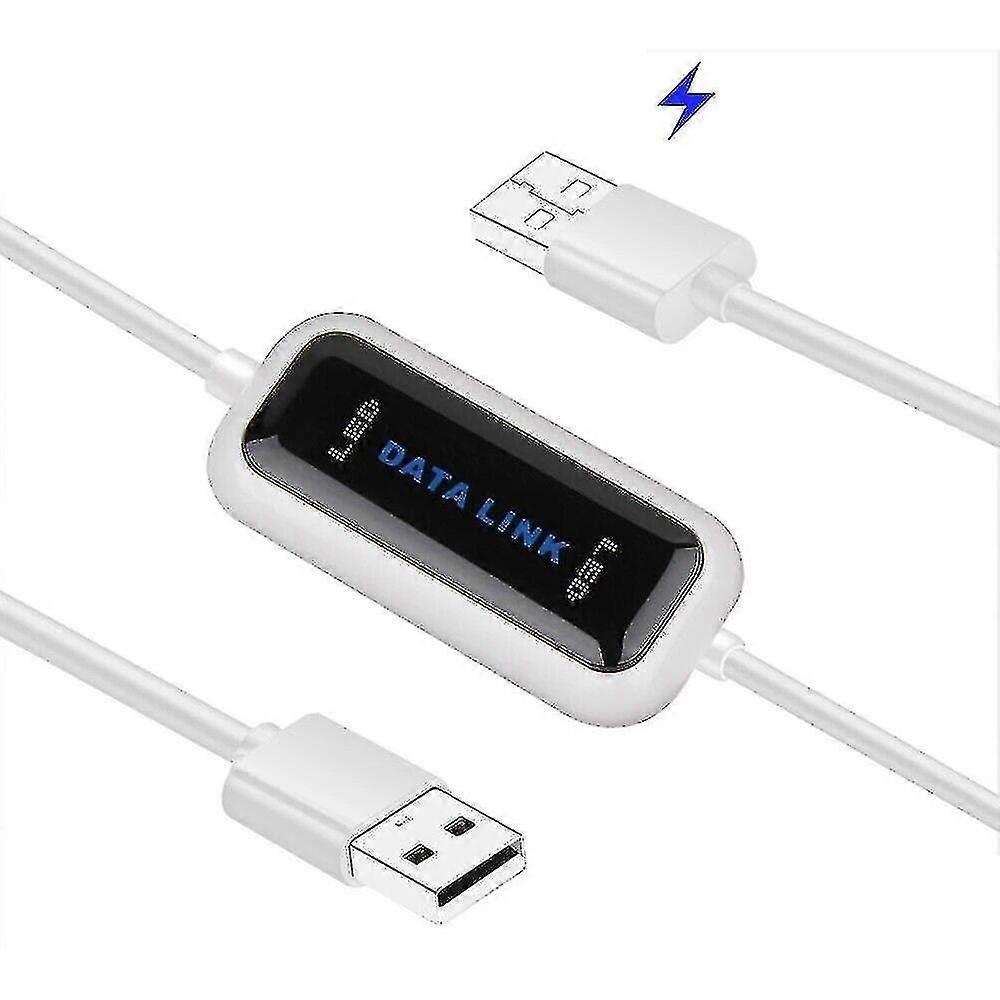 Direct Pc To Pc Two Computer File Transfer Sync Data Link Usb Cable ...