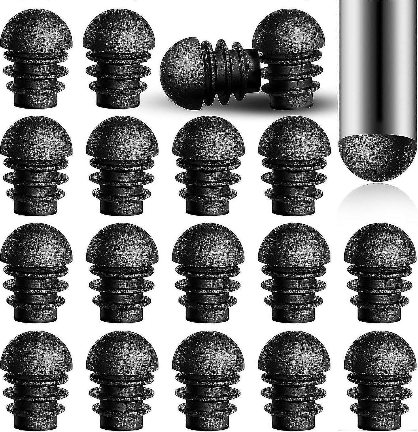 Round Chair Leg End Plugs, 24 Pieces, 16mm Outside Diameter Plastic ...