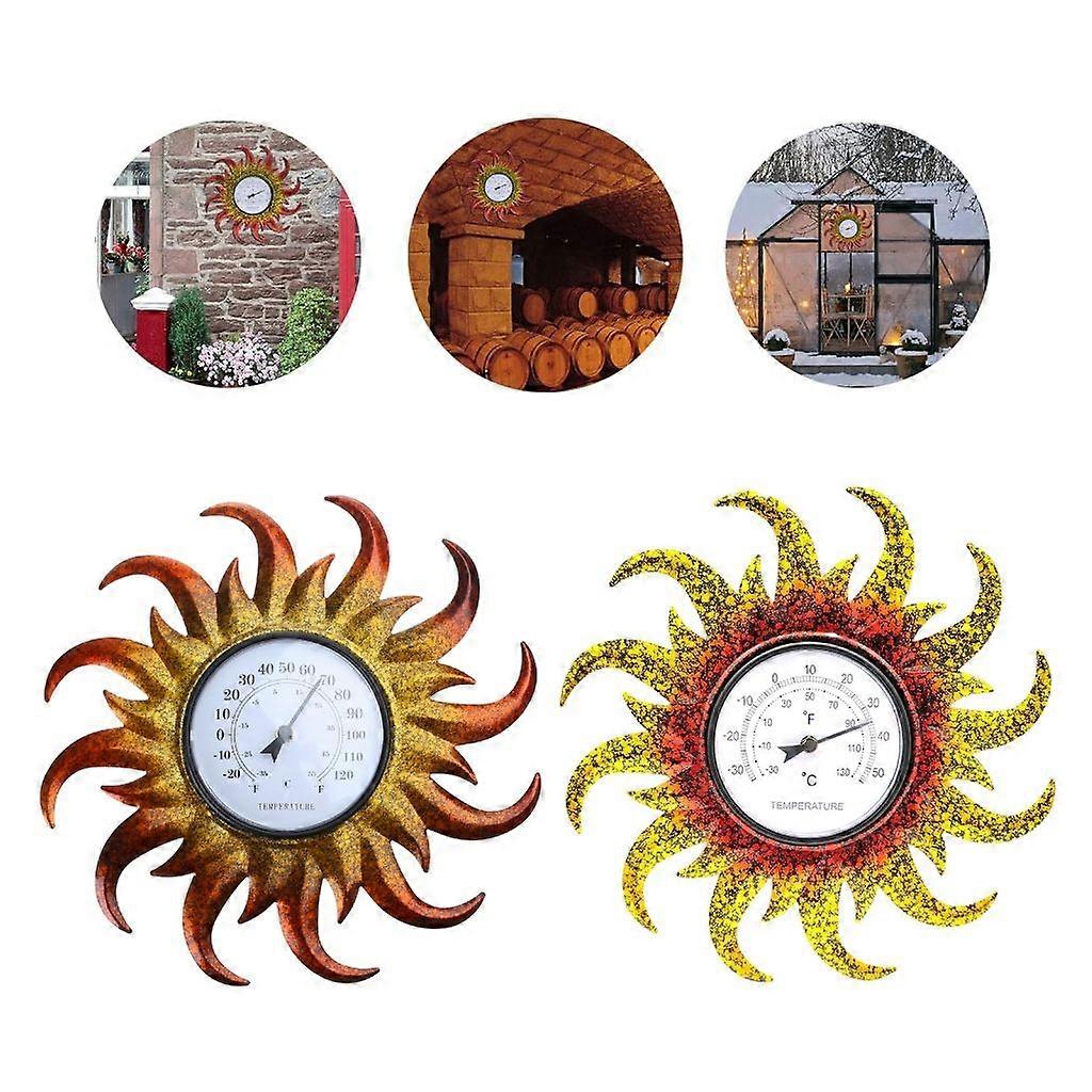 Thermometer Outdoor Indoor Decorative Thermometer Analogs Room ...