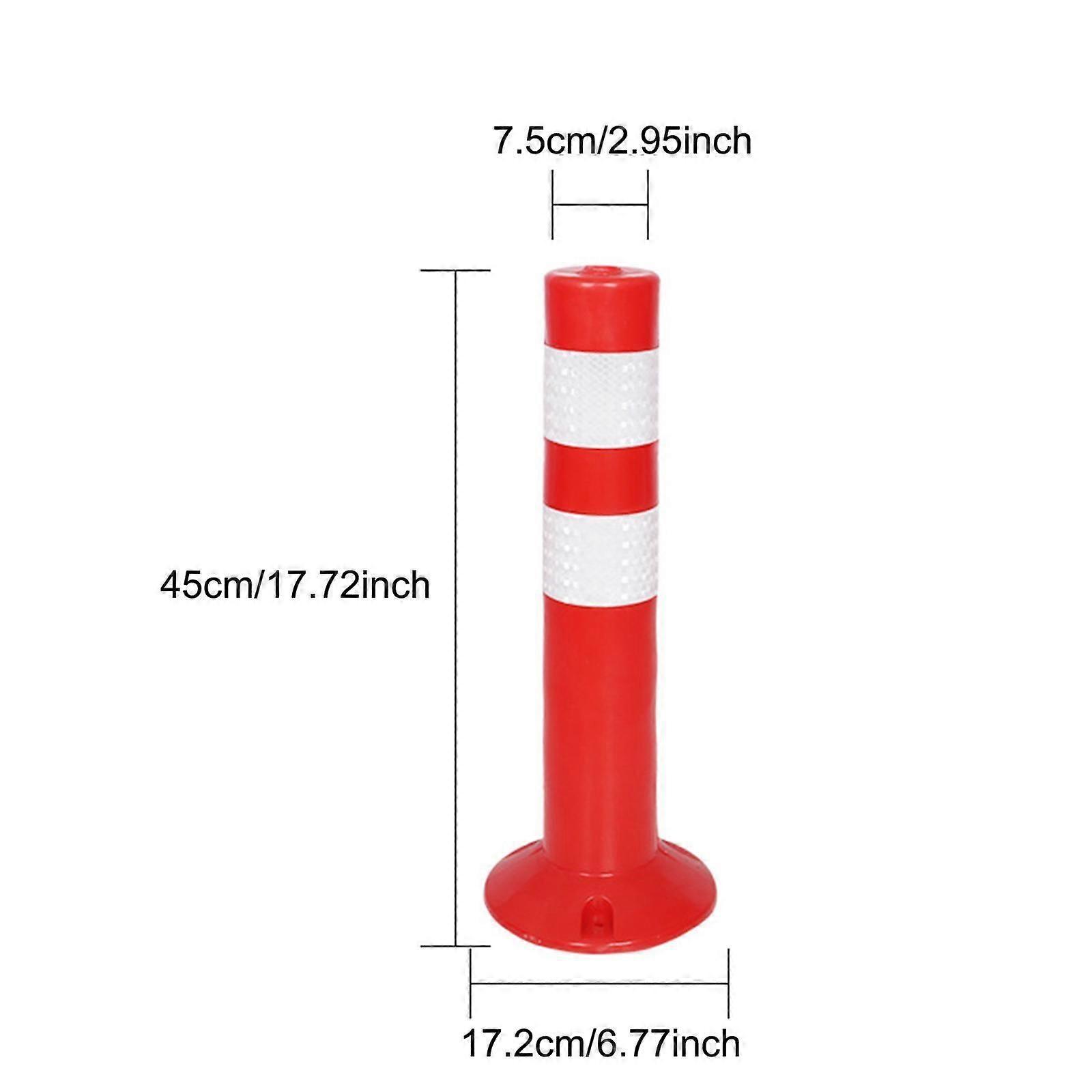 Parking Barrier Pole with Reflective Traffic Area Driveway Safe Bollard ...