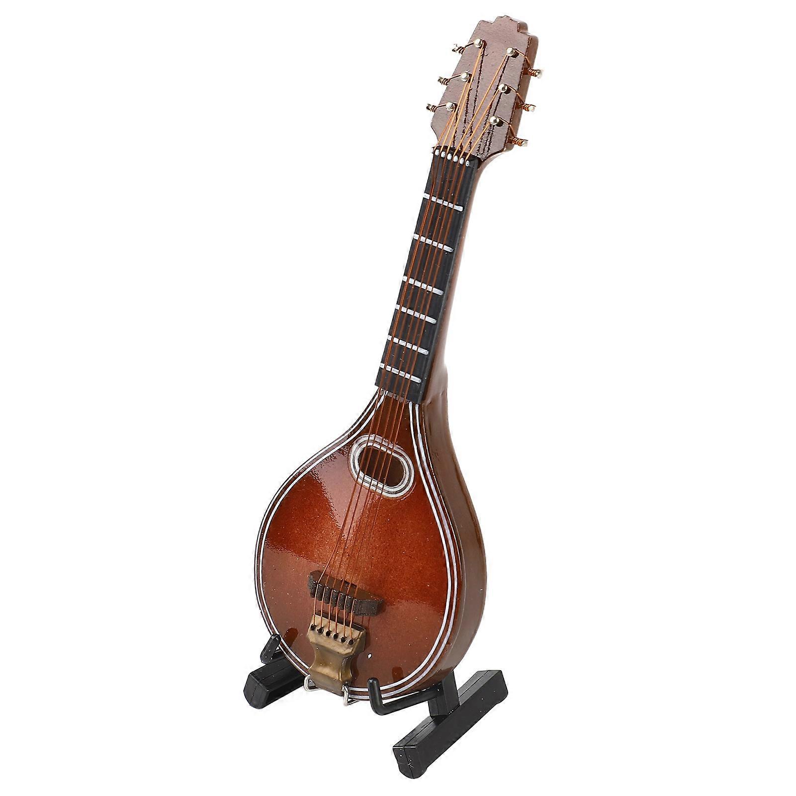 Mini Mandolin Instrument Space Saving Elegant Handmade 8 Strings ...